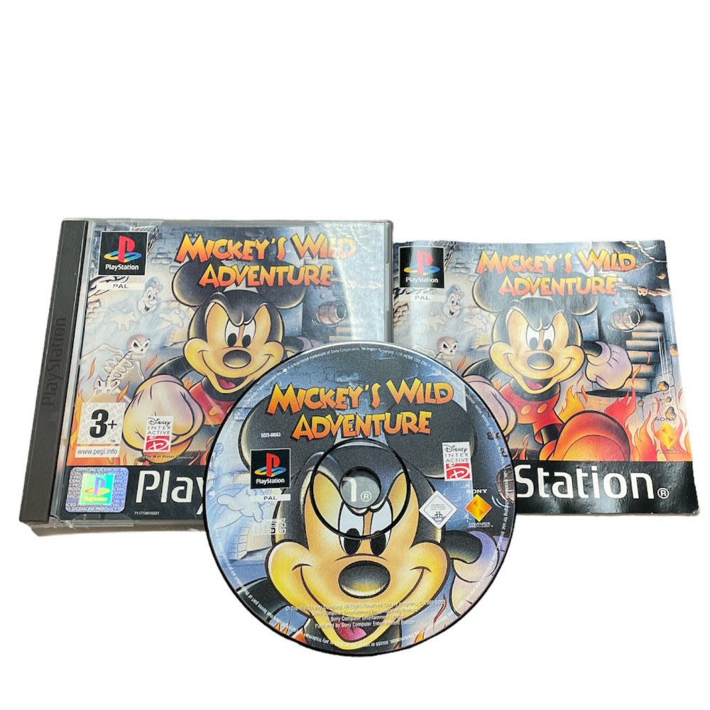 Disney Mickeys Wild Adventure - Black Label - PS1 - Own4Less